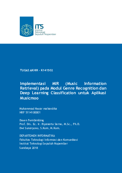 (PDF) Implementasi MIR (Music Information Retrieval) pada Modul Genre Recognition dan Deep ...