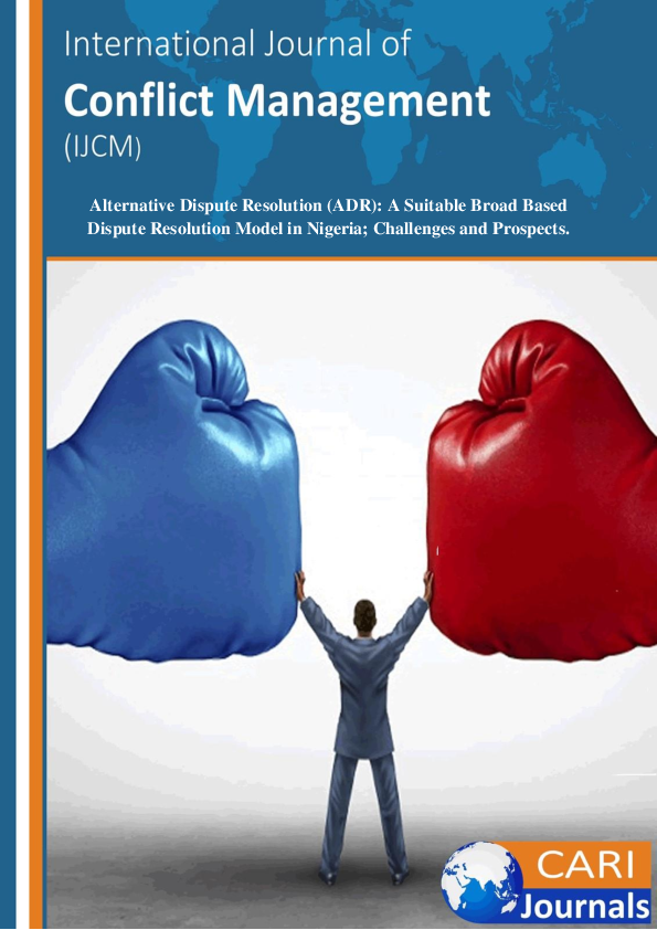 (PDF) Alternative Dispute Resolution (ADR): A Suitable Broad Based ...