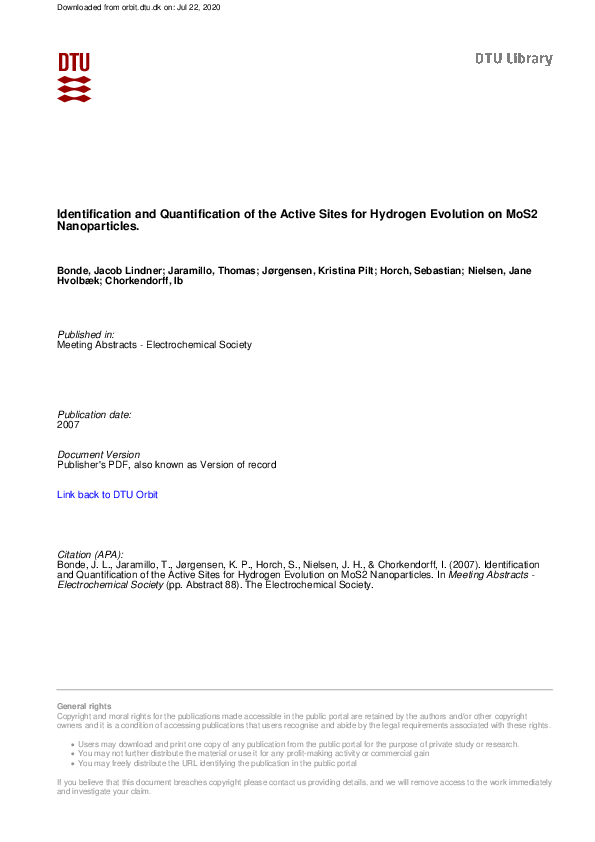 (PDF) Identification and Quantification of the Active Sites for ...