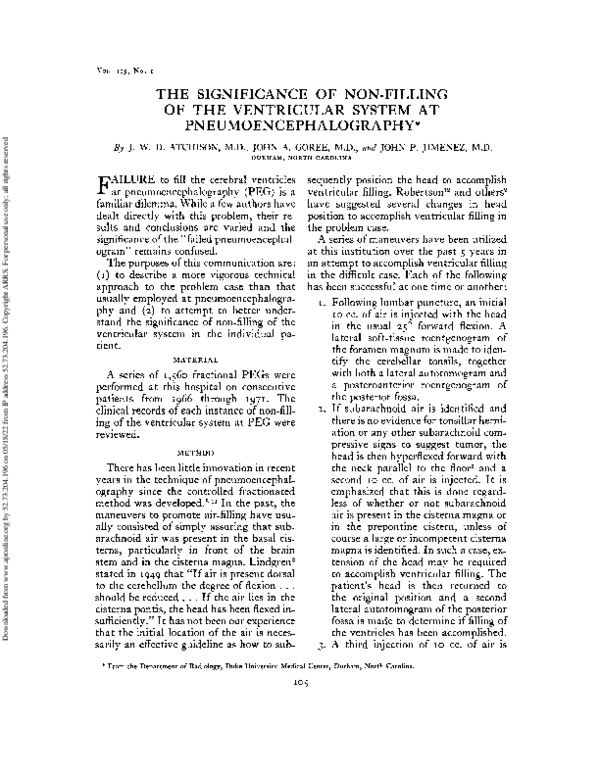 (PDF) The Significance of Non-Filling of the Ventricular System at ...