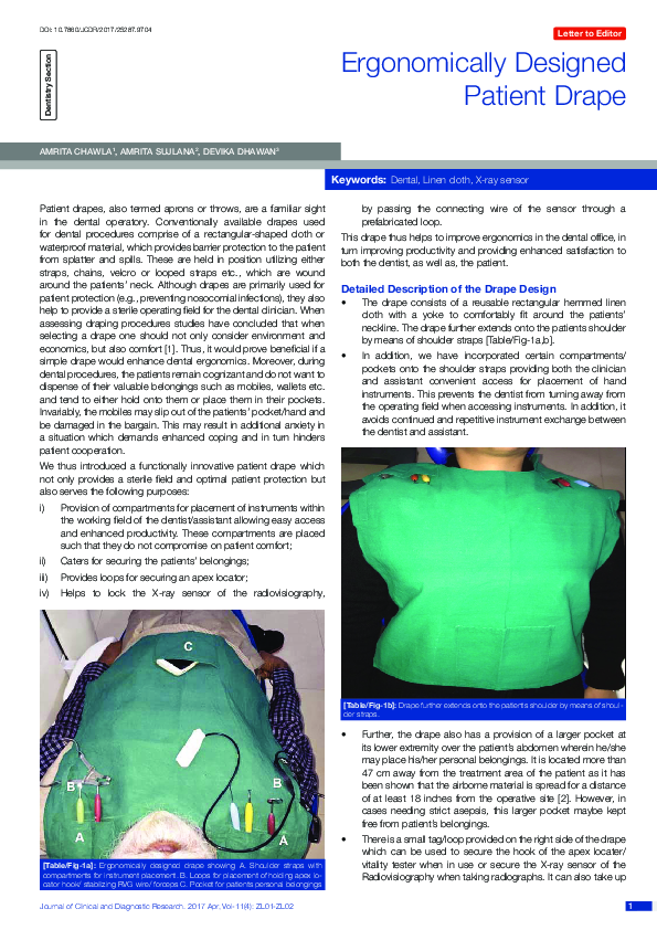 (PDF) Ergonomically Designed Patient Drape