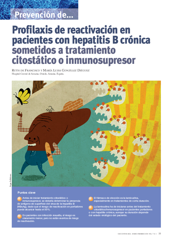 (PDF) Profilaxis de reactivación en pacientes con hepatitis B crónica ...