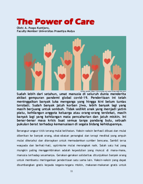 (PDF) The Power of Care