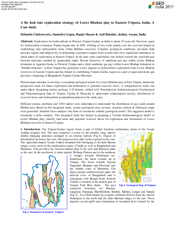 (PDF) A Re look into exploration strategy of Lower Bhuban play in ...