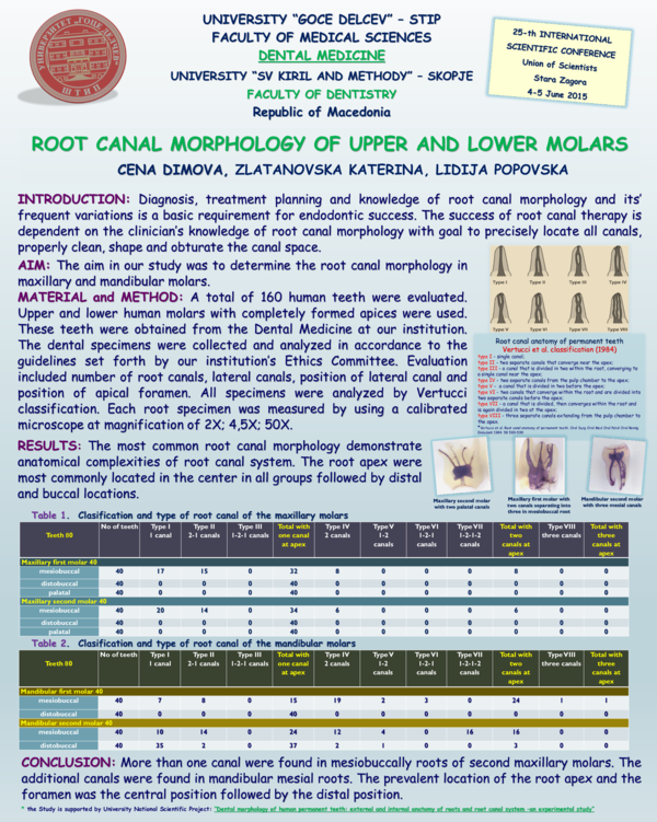 (PDF) Root canal morphology of upper and lower molars