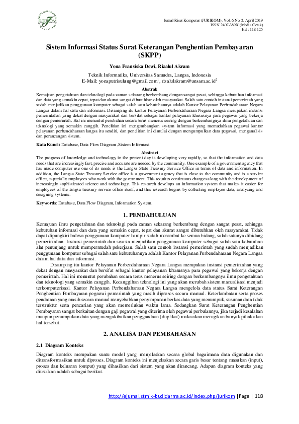 (PDF) Sistem Informasi Status Surat Keterangan Penghentian Pembayaran ...