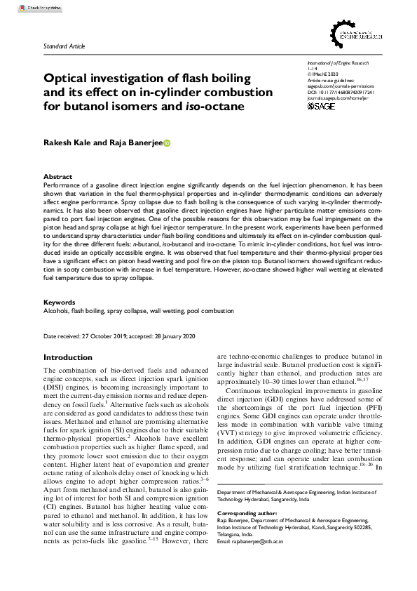 (PDF) Optical investigation of flash boiling and its effect on in ...