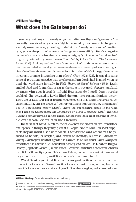 (PDF) What does the Gatekeeper do?