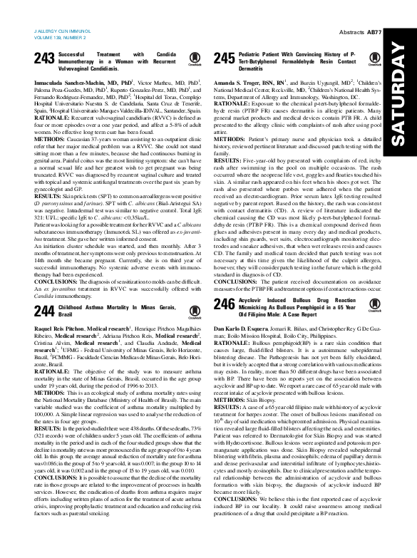 (PDF) Successful Treatment with Candida Immunotherapy in a Woman with ...
