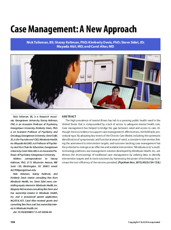 (PDF) Case Management: A New Approach