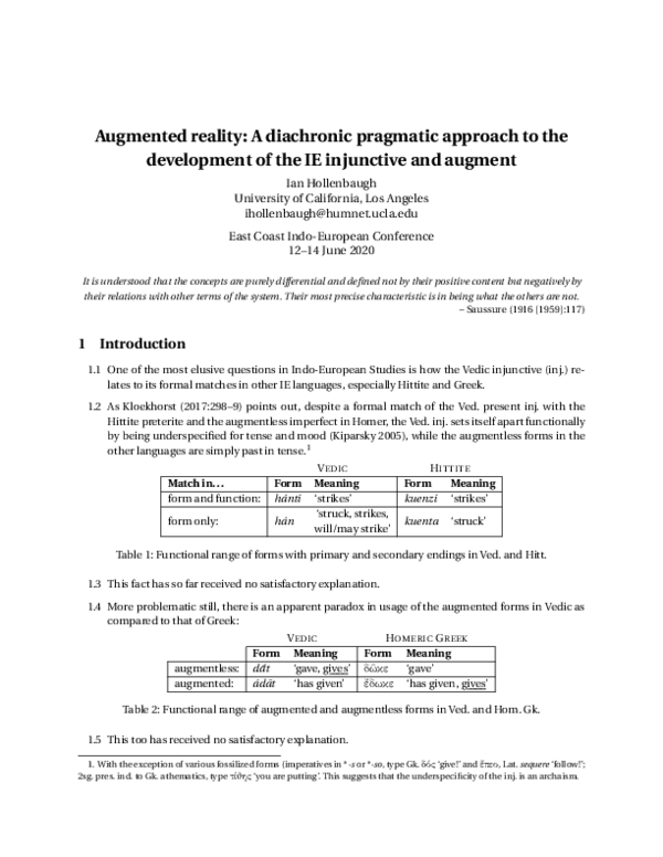 (PDF) Augmented reality: A diachronic pragmatic approach to the development of the IE injunctive ...