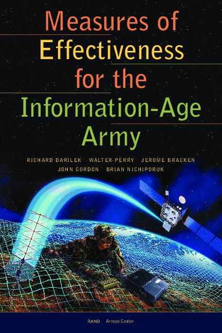 (PDF) Measures of Effectiveness for the Information-Age Army