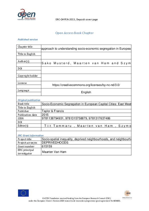 (PDF) Chapter 1 A multi-factor approach to understanding socio-economic ...