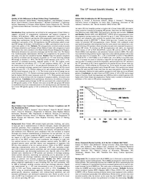 (PDF) Heart Failure Care Coordinator Improves Core Measure Compliance ...