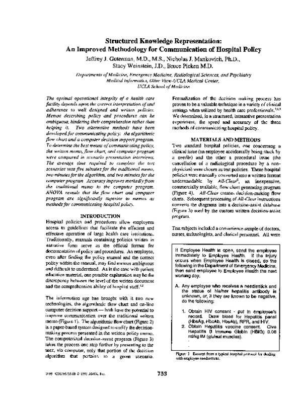 (PDF) Structured knowledge representation: an improved methodology for ...