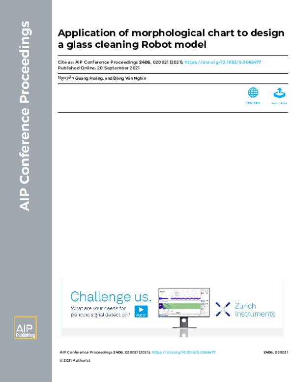 (PDF) Application of morphological chart to design a glass cleaning ...
