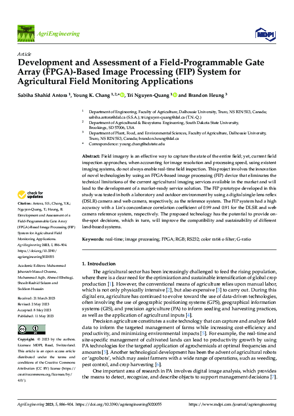 (PDF) Development and Assessment of a Field-Programmable Gate Array (FPGA)-Based Image ...
