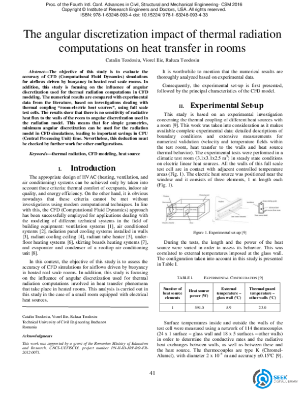 (PDF) The angular discretization impact of thermal radiation ...