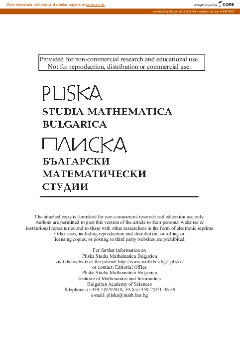 (PDF) On Estimation and Testing for Pareto Tails