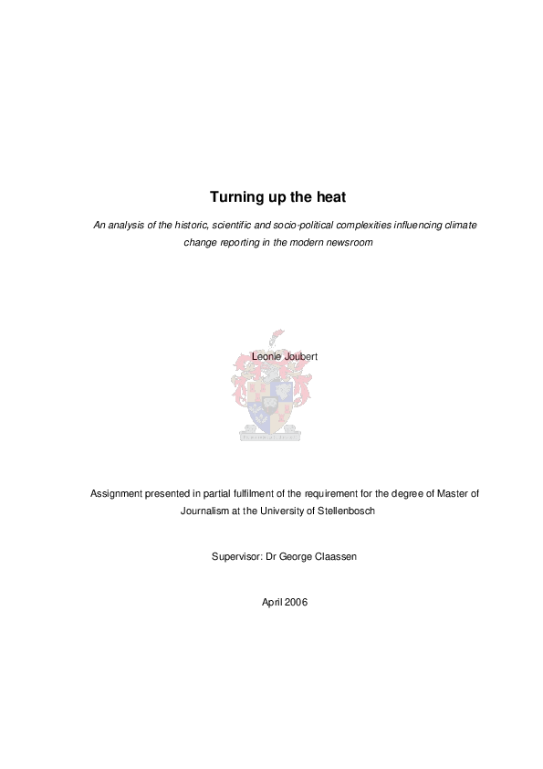 (PDF) Turning up the heat: an analysis of the historic, scientific and ...