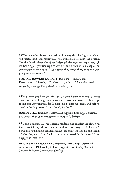 (PDF) Book: Social Research Methods: For Students and Scholars of ...