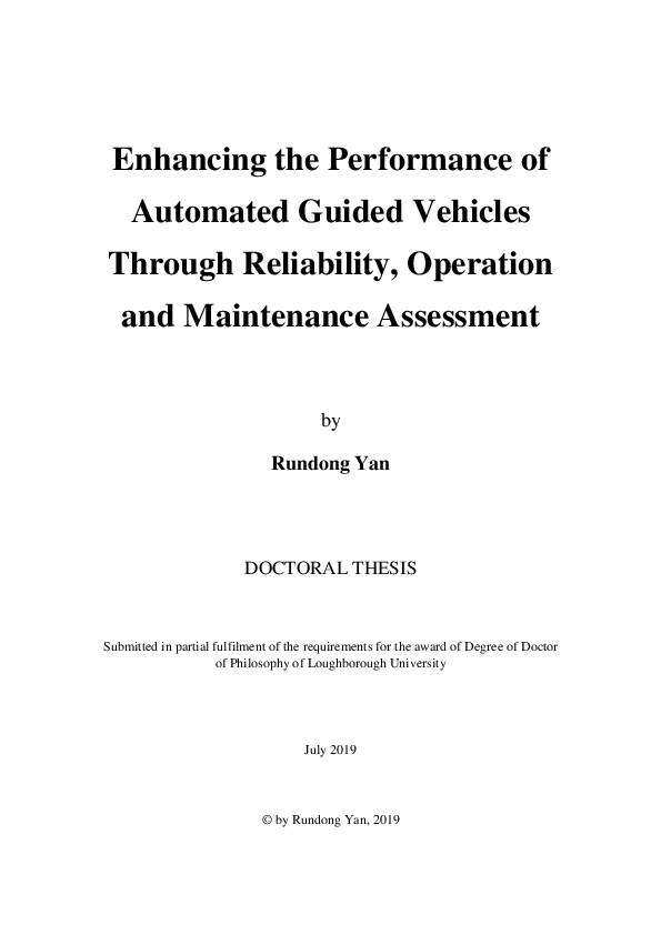 (PDF) Enhancing the performance of automated guided vehicles through ...