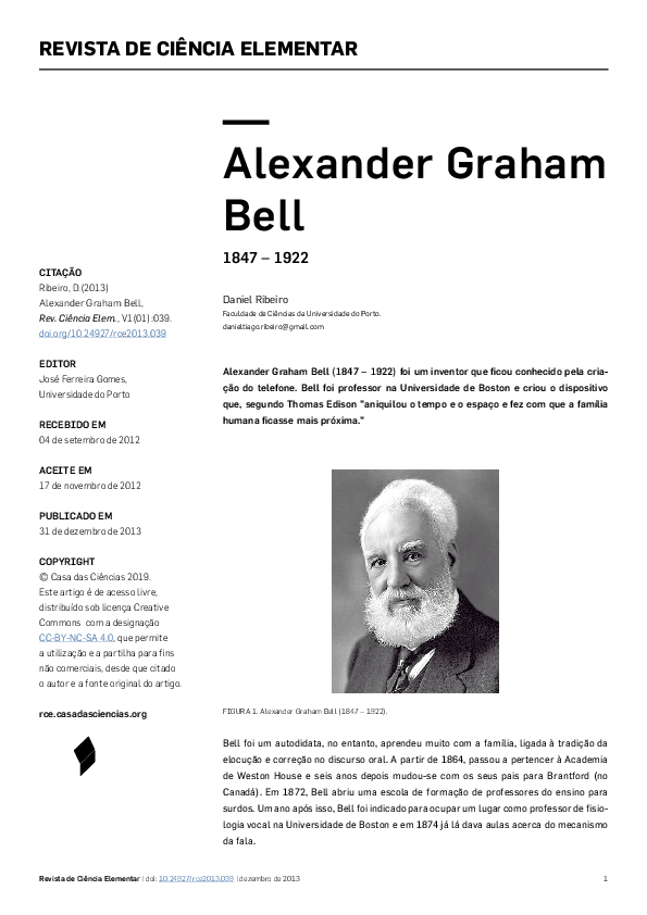 (PDF) Alexander Graham Bell