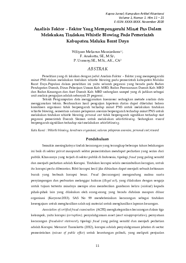 (PDF) Analisis Faktor - Faktor Yang Mempengaruhi Minat Mahasiswa Untuk Berkarir Dibidang ...