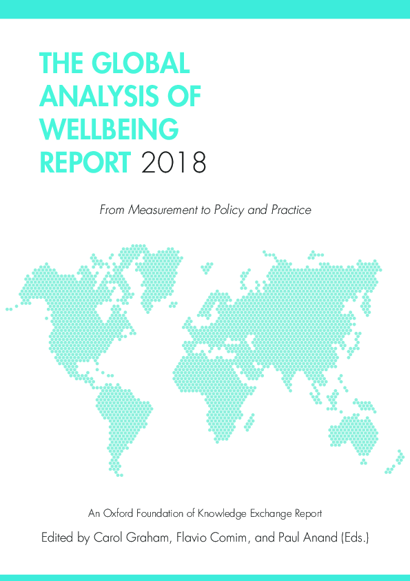 (PDF) The global analysis of wellbeing report 2018: from measurement to policy and practice
