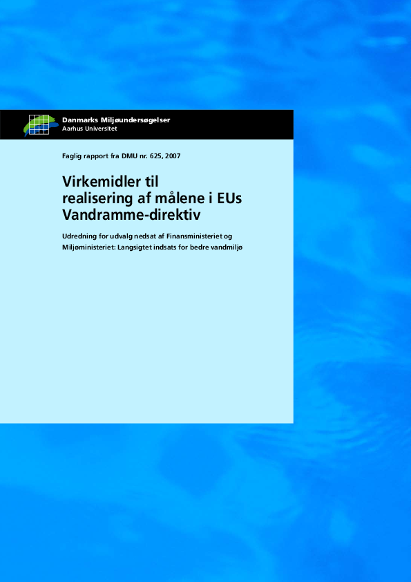 (PDF) Virkemidler til realisering af målene i EUs vandramme-direktiv ...