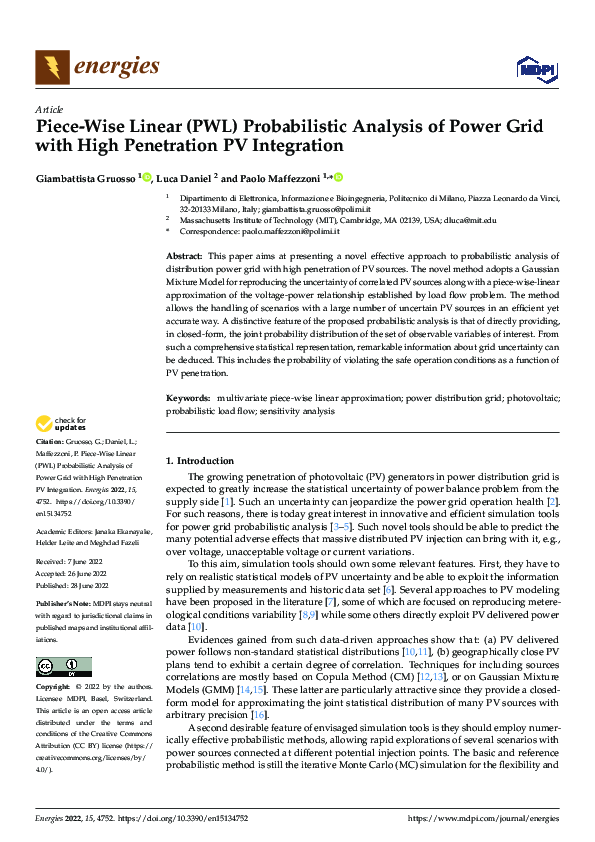 (PDF) Piece-Wise Linear (PWL) Probabilistic Analysis of Power Grid with ...