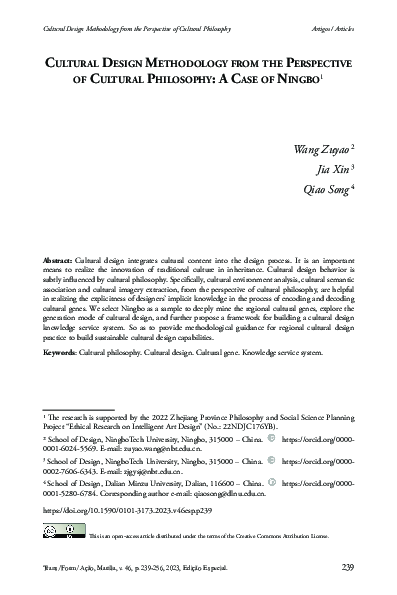 (PDF) Cultural Design Methodology from the Perspective of Cultural ...