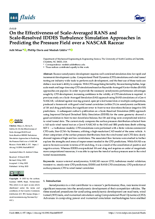 (PDF) On the Effectiveness of Scale-Averaged RANS and Scale-Resolved ...