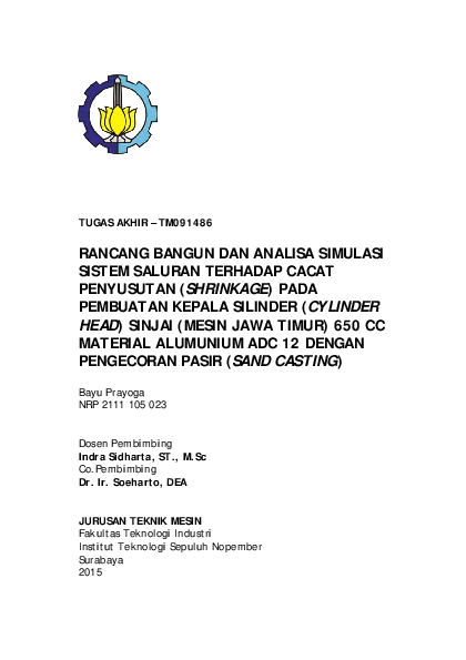 (PDF) Rancang Bangun Dan Analisa Simulasi Sistem Saluran Terhadap Cacat ...