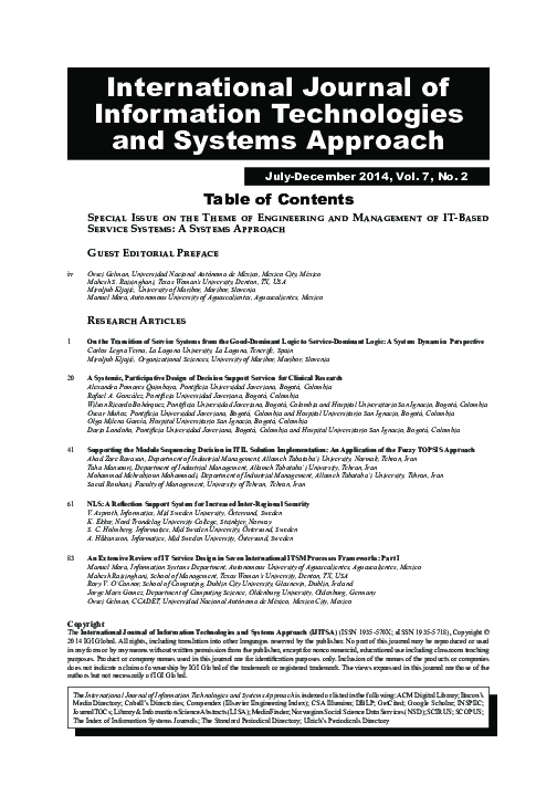 (PDF) An Extensive Review of IT Service Design in Seven International ...