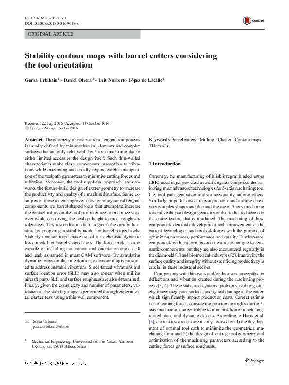 (PDF) Stability contour maps with barrel cutters considering the tool ...