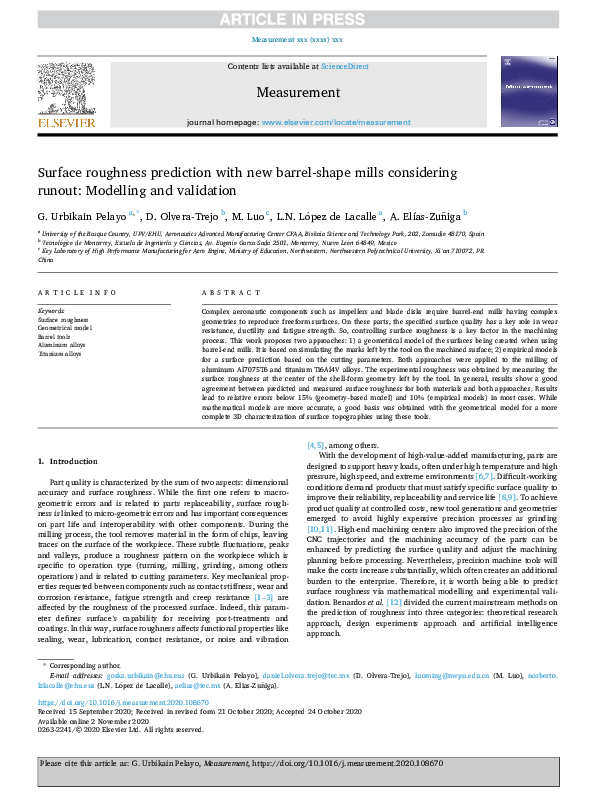 (PDF) Surface roughness prediction with new barrel-shape mills ...