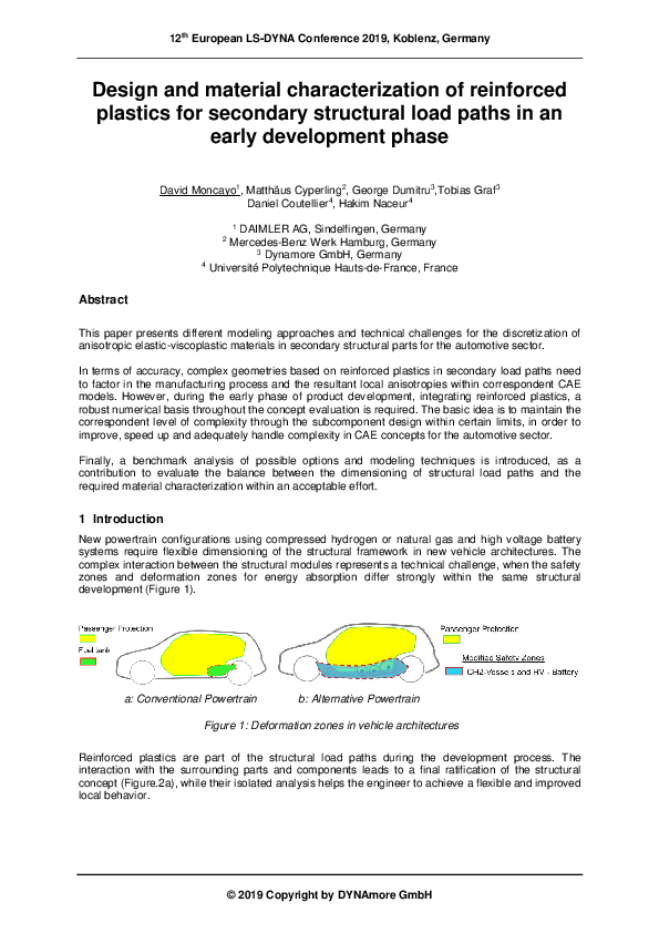 (PDF) Design and material characterization of reinforced plastics for ...