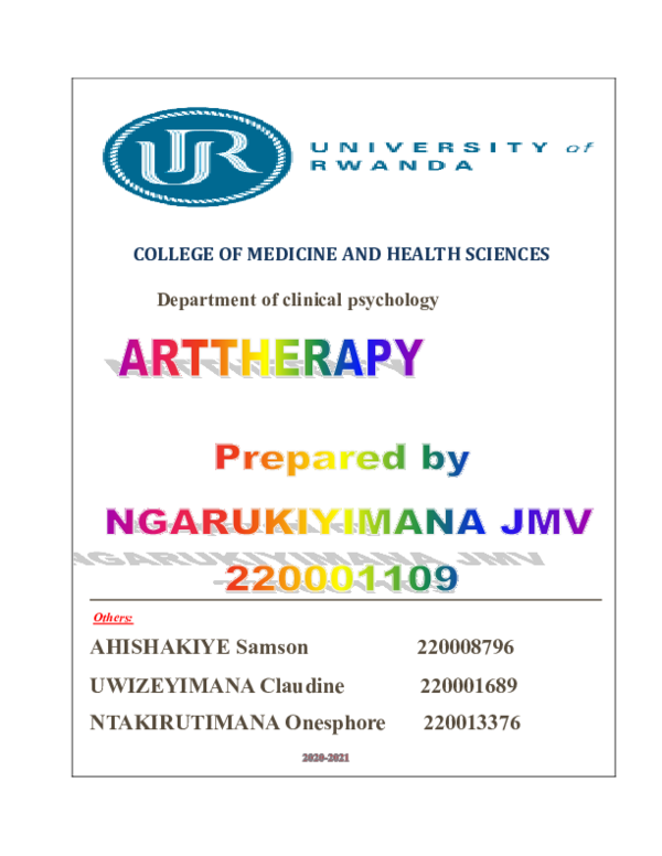 (PDF) Introduction to art therapy