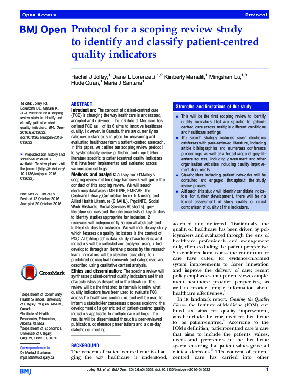 (PDF) Protocol for a scoping review study to identify and classify ...