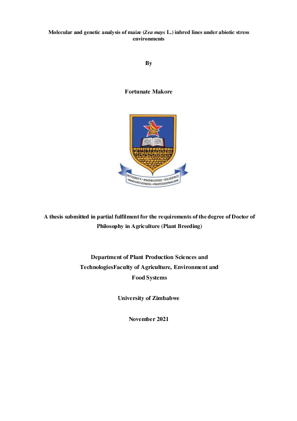 (PDF) MAKORE FORTUNATE PHD