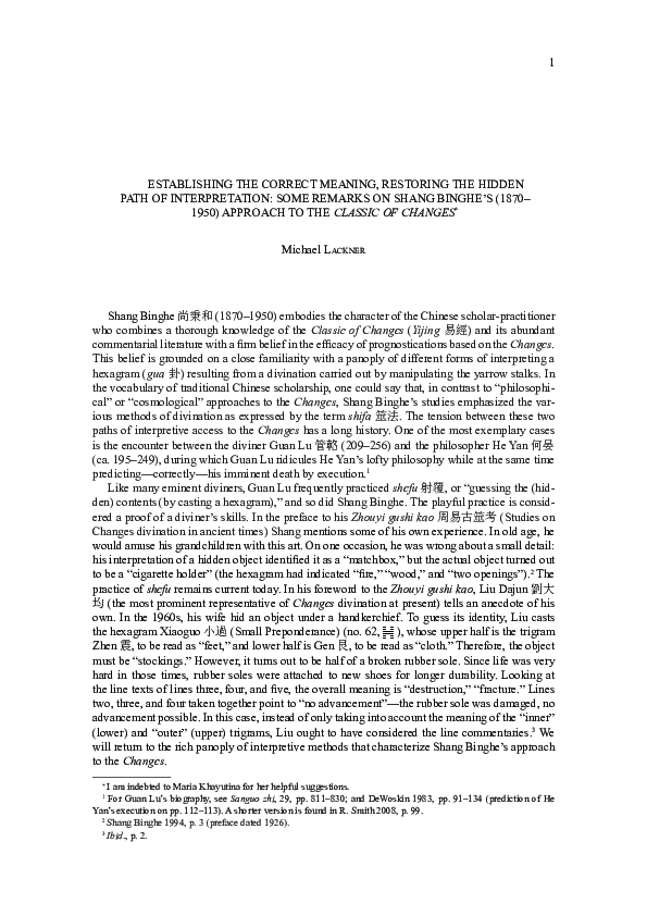 (PDF) Establishing the correct meaning, MEANING, RESTORING THE HIDDEN ...