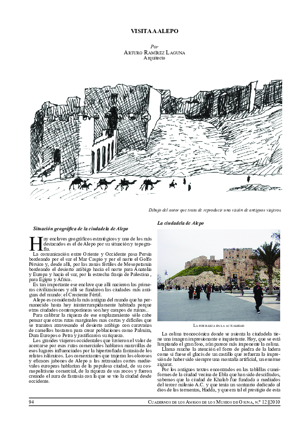 (PDF) Visita a Alepo
