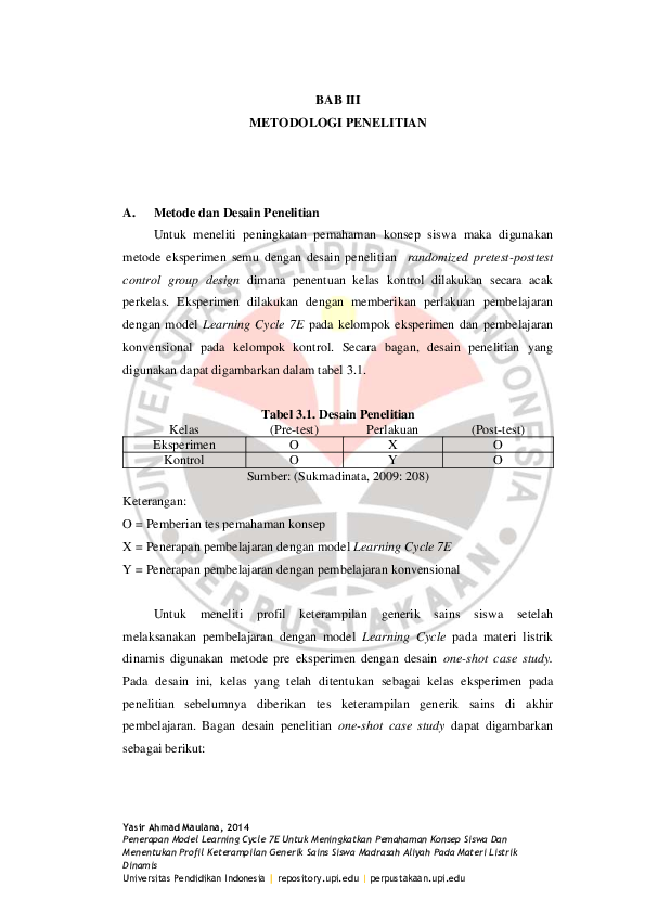 (PDF) Penerapan Model Learning Cycle 7E Untuk Meningkatkan Pemahaman Konsep Siswa Dan Menentukan ...