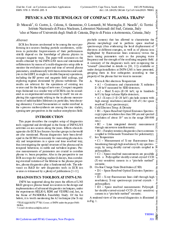 (PDF) Physics and Technology of Compact Plasma Traps