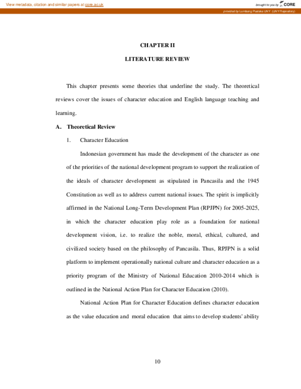 (PDF) The Integration of Character Education in English Lesson in SMP 1 ...