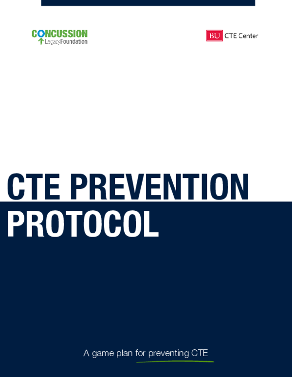 (PDF) CTE prevention protocol