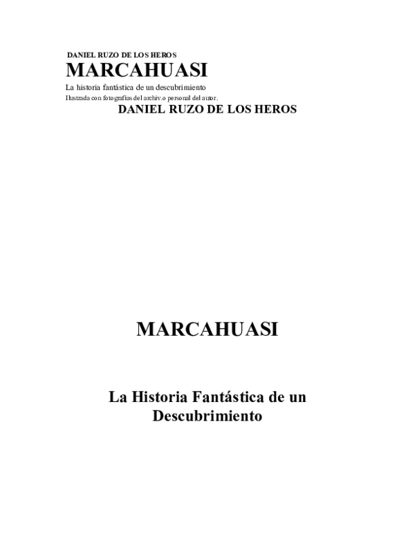 (PDF) La historia fantastica de un descubrimiento daniel ruzo de los heros