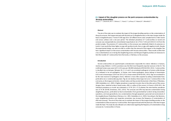 (PDF) Impact of the slaughter process on the pork carcasses ...