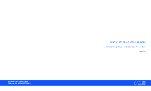 (PDF) Transit oriented development